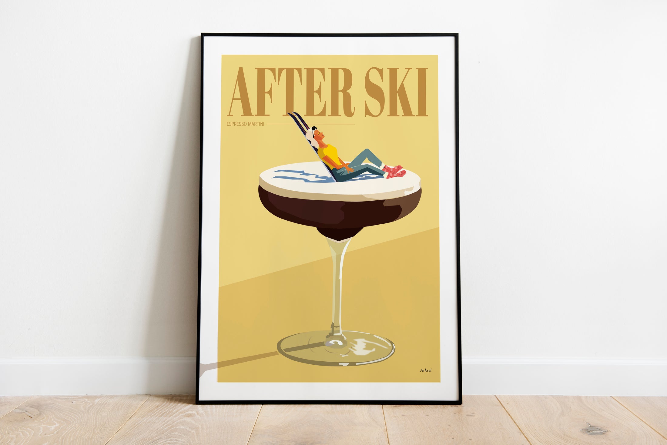 Afterski tjej Poster by Arksel | Cay Collective