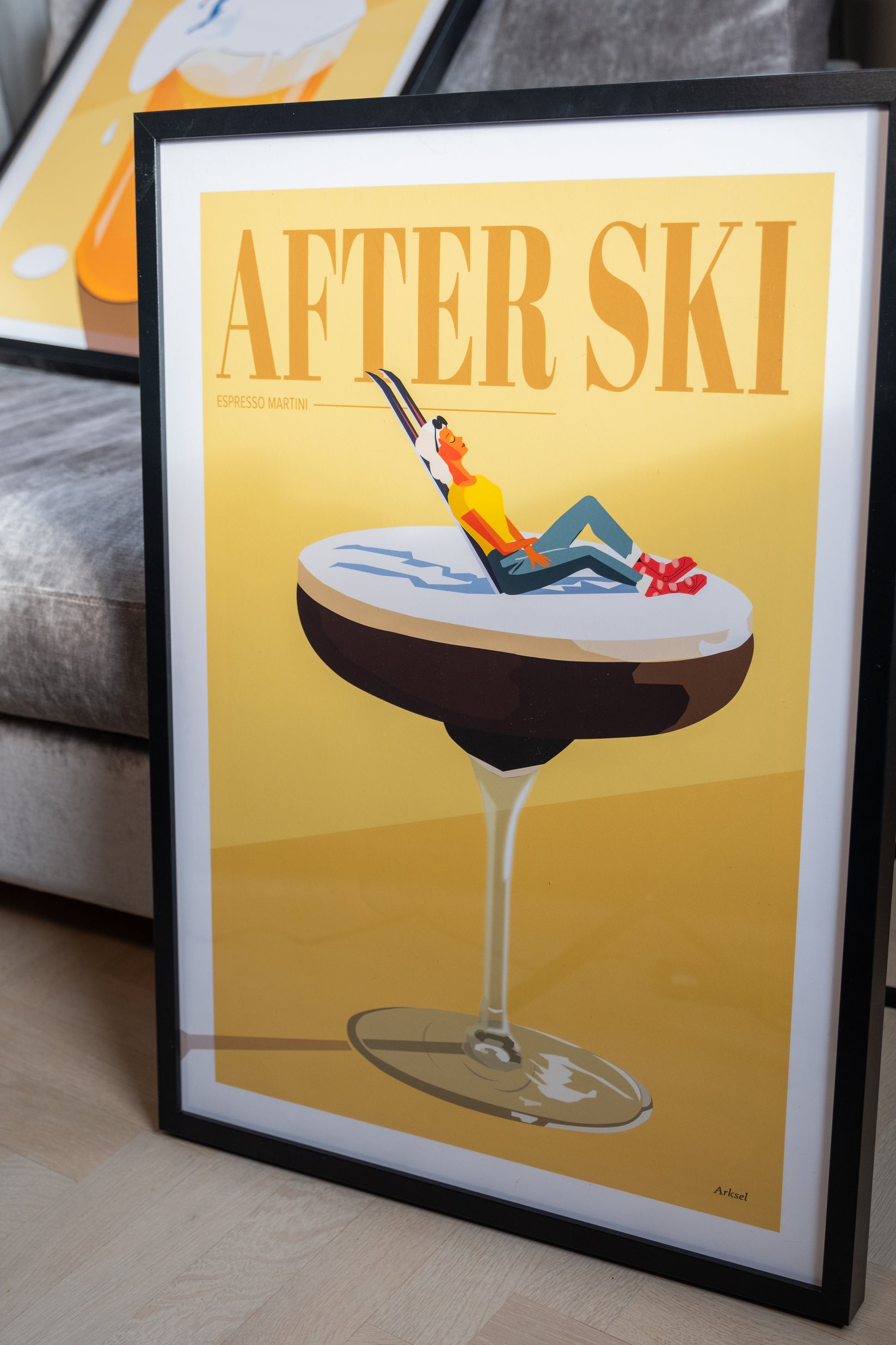 Afterski tjej Poster by Arksel | Cay Collective